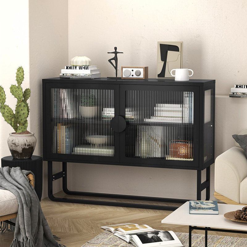 Enclosed glass cabinet store